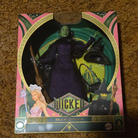 Mattel | Other | Nwt Wicked Elphaba Deluxe Barbie Doll | Poshmark
